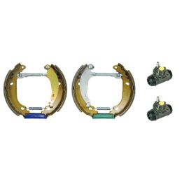 Brembo Bremsbackensatz KIT & FIT K 68 067 hinten rechts links vormontiert f&uuml;r RENAULT PEUGEOT 7701205755 427114