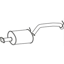 VEGAZ Endschalld&auml;mpfer FS-784 f&uuml;r FORD 5236400 5755135