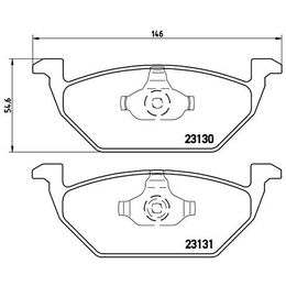 Brembo Bremsensatz-Vorn und hinten SG00000EVA Bremsensatz, Scheibenbremse vorne rechts links innenbel&uuml;ftet 280mm f&uuml;r SKODA VW (SVW) BRILLIANCE SEAT (F