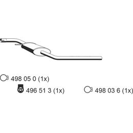 Ernst Mittelschalld&auml;mpfer 177023 f&uuml;r VAG