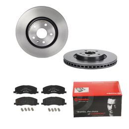 Brembo Bremsensatz-Vorderachse COATED DISC LINE / STANDARD IJDTIDG5P2 Bremsensatz, Scheibenbremse vorne rechts links innenbel&uuml;ftet 337mm f&uuml;r VAUXHALL