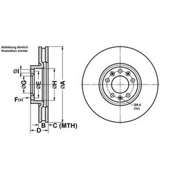 ATE Bremsensatz-Vorderachse IJF1414Z24 Bremsensatz, Scheibenbremse vorne rechts links bel&uuml;ftet 304mm f&uuml;r PEUGEOT CITRO&Euml;N VAUXHALL OPEL DS 1612412380 4