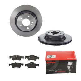 Brembo Bremsensatz-Hinterachse COATED DISC LINE / STANDARD IJDTIDJHP2 Bremsensatz, Scheibenbremse vorne rechts links innenbel&uuml;ftet 300mm f&uuml;r MERCEDES-
