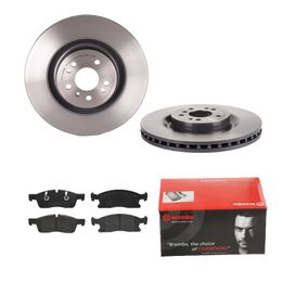 Brembo Bremsensatz, Scheibenbremse Bremsensatz-Vorderachse COATED DISC LINE / STANDARD ijdtidfm14 Vorderachse innenbel&uuml;ftet 350mm 32mm f&uuml;r MERCEDES-BE