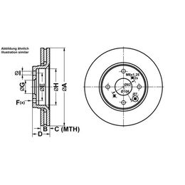 ATE Bremsensatz-Vorderachse IJF14188U2 Bremsensatz, Scheibenbremse vorne rechts links bel&uuml;ftet 247mm f&uuml;r PEUGEOT TOYOTA CITRO&Euml;N 43512-0H010 43512-0H02