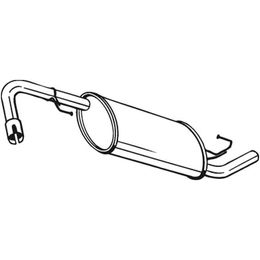 BOSAL Mittelschalld&auml;mpfer 145231 f&uuml;r NISSAN