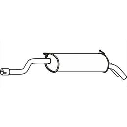 VEGAZ Endschalld&auml;mpfer SKS-165 f&uuml;r SKODA 5E0253609G