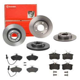 Brembo Bremsensatz-Vorn und hinten SG00000E7U Bremsensatz, Scheibenbremse vorne rechts links innenbel&uuml;ftet 280mm f&uuml;r SKODA RENAULT VW ROEWE (SAIC) SEA