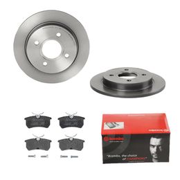 Brembo Bremsensatz-Hinterachse COATED DISC LINE / STANDARD IJDTIDIW12 Bremsensatz, Scheibenbremse hinten rechts links voll 253mm f&uuml;r FORD USA 4083484