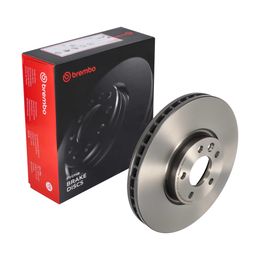 Brembo Bremsscheibe COATED DISC LINE 09.B498.11 vorne rechts links bel&uuml;ftet 340mm f&uuml;r VW 7E0615301C 7E0615301F