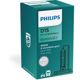 Philips D1S X-tremeVision gen2 35W (1 Stk.) 85415XV2C1 Gl&uuml;hlampe, Fernscheinwerfer,Gl&uuml;hlampe, Hauptscheinwerfer,Gl&uuml;hlampe 85V f&uuml;r SKODA VW PEUGEOT SEA