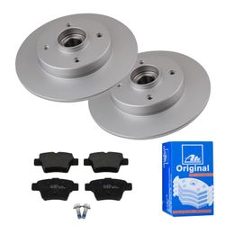 ATE Bremsensatz-Hinterachse IJF141H736 Bremsensatz, Scheibenbremse hinten rechts links voll 249mm f&uuml;r PEUGEOT CITRO&Euml;N VAUXHALL OPEL 424932 425440 3648