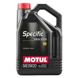 Motul SPECIFIC 508 00 509 0W-20 [5L] 107384 Motor&ouml;l f&uuml;r VW SEAT AUDI PORSCHE SKODA TOYOTA HYUNDAI KIA BENTLEY NISSAN HONDA