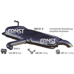 Ernst Endschalld&auml;mpfer 155014 f&uuml;r VAG