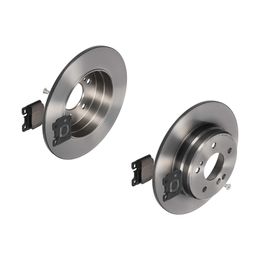 Brembo Bremsensatz-Hinterachse COATED DISC LINE / STANDARD IJDTIDJD14 Bremsensatz, Scheibenbremse hinten rechts links voll 278mm f&uuml;r MERCEDES-BENZ CHR