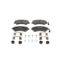 Bosch Bremsbelagsatz, Scheibenbremse 0 986 494 580 vorne rechts links mit Feder f&uuml;r ALFA ROMEO PEUGEOT FIAT CITRO&Euml;N LANCIA 77364161 77364319 425464