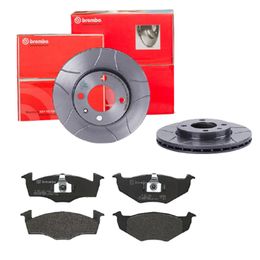 Brembo Bremsensatz-Vorderachse MAX LINE / STANDARD SK8K0F41V6 Bremsensatz, Scheibenbremse vorne rechts links innenbel&uuml;ftet 239mm f&uuml;r SKODA VW SEAT (SV