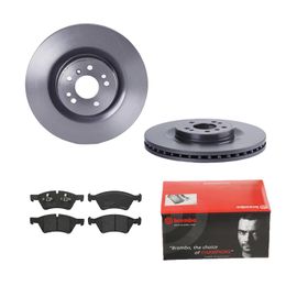 Brembo Bremsensatz-Vorderachse COATED DISC LINE / STANDARD IJDTIDFJV6 Bremsensatz, Scheibenbremse vorne rechts links innenbel&uuml;ftet 350mm f&uuml;r MERCEDES-