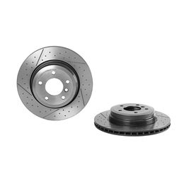 Brembo Bremsscheibe COATED DISC LINE 09.C246.11 hinten rechts links Geschlitzt/Gelocht 324mm f&uuml;r BMW 34216795755 34216787931