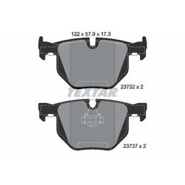 TEXTAR Bremsbelagsatz, Scheibenbremse 2373201 hinten rechts links f&uuml;r BMW 2339276 2339277 2339278