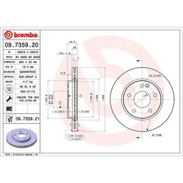 Brembo Bremsensatz, Scheibenbremse Bremsensatz-Vorderachse COATED DISC LINE / STANDARD sg00000cjz Vorderachse innenbel&uuml;ftet 260mm 22mm f&uuml;r MERCEDES-BE