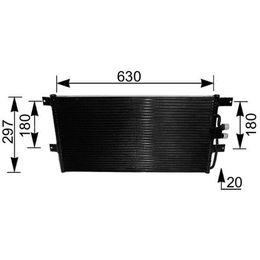 Mahle Kondensator, Klimaanlage AC 217 000S f&uuml;r VW CUPRA AUDI 701820413H 7D0820413A 701820413