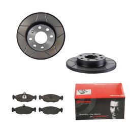 Brembo Bremsensatz, Scheibenbremse 1420-53714 vorne rechts links Geschlitzt 236mm f&uuml;r DAEWOO GENERAL MOTORS BEDFORD BUICK (SGM) VAUXHALL JAGUAR OPEL C