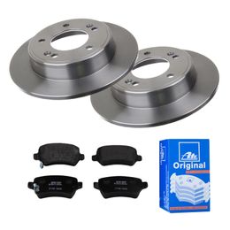 ATE Bremsensatz-Hinterachse IJF141DST9 Bremsensatz, Scheibenbremse hinten rechts links voll 262mm f&uuml;r HYUNDAI KIA 58411-A6300 58302-A2A30