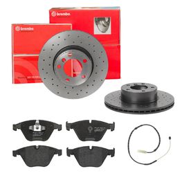 Brembo Bremsensatz-Vorderachse XTRA LINE / STANDARD SK8K0F6NQ5 Bremsensatz, Scheibenbremse vorne rechts links Gelocht/innenbel. 312mm f&uuml;r BMW (BRILLIA