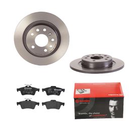Brembo Bremsensatz-Hinterachse COATED DISC LINE / STANDARD IJDTIDJRV8 Bremsensatz, Scheibenbremse hinten rechts links voll 278mm f&uuml;r MITSUBISHI SAAB J