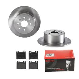 Brembo Bremsensatz, Scheibenbremse Bremsensatz-Hinterachse ijdtidjq12 Hinterachse voll 270mm 10mm f&uuml;r Opel Vaughall SAAB GM