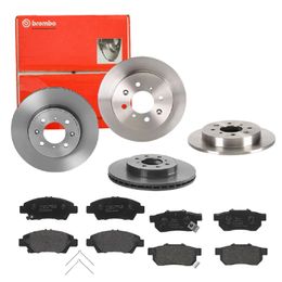 Brembo Bremsensatz-Vorn und hinten SG00000ECX Bremsensatz, Scheibenbremse vorne rechts links innenbel&uuml;ftet 239mm f&uuml;r HONDA (GAC) (DONGFENG) ISUZU 4502