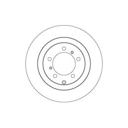 TRW Bremsscheibe DF4616S hinten rechts links bel&uuml;ftet 330mm f&uuml;r PORSCHE 9Y0615601