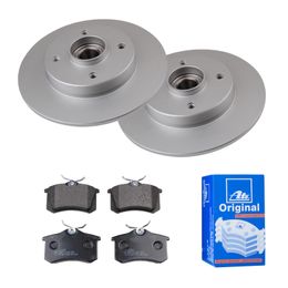 ATE Bremsensatz, Scheibenbremse 1420-22036 hinten rechts links voll 249mm f&uuml;r RENAULT PEUGEOT CITRO&Euml;N VAUXHALL OPEL 1607083280 1608520380 424919