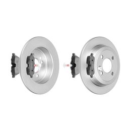 f.becker Bremsensatz, Scheibenbremse 13810420 hinten rechts links voll 259mm f&uuml;r MINI BMW ROVER 34356773018 34216774987 34356789330