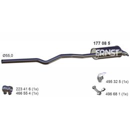Ernst Endschalld&auml;mpfer 177085 f&uuml;r VAG 7H0253609AC 7H0253609AS 7H0253609AH