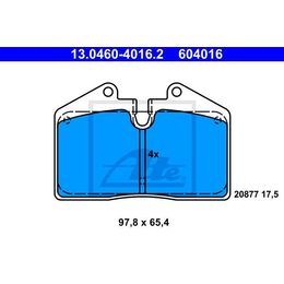 ATE Bremsensatz, Scheibenbremse Bremsen-Set VA + HA SKIYD0FJT4 Vorderachse bel&uuml;ftet 299mm 28mm f&uuml;r Porsche