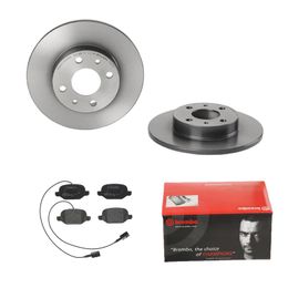Brembo Bremsensatz-Hinterachse COATED DISC LINE / STANDARD IJDTIDITJ2 Bremsensatz, Scheibenbremse hinten rechts links voll 240mm f&uuml;r ZASTAVA ALFA ROME