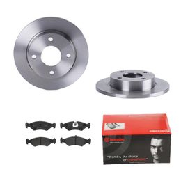 Brembo Bremsensatz-Vorderachse IJDTIDE575 Bremsensatz, Scheibenbremse vorne rechts links voll 240mm f&uuml;r MITSUBISHI MAZDA FORD 96FB2K021AA 1006505 96FB