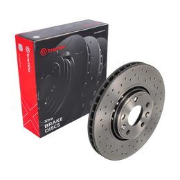 Brembo Bremsscheibe XTRA LINE 09.B352.1X vorne rechts links Gelocht/innenbel. 320mm f&uuml;r RENAULT 8660001234 402060003R 402064155R