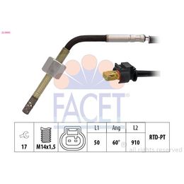 FACET Sensor, Abgastemperatur 22.0083 f&uuml;r INFINITI MERCEDES-BENZ 22630-5DB0C A0009058501 A0009057004