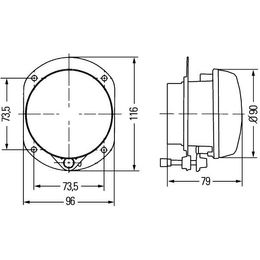 Hella Nebelscheinwerfer Kurvenscheinwerfer Abbiegescheinwerfer 1N0 009 295-031 Nebelscheinwerfer,Kurvenscheinwerfer,Abbiegescheinwerfer links &Oslash;90mm 90