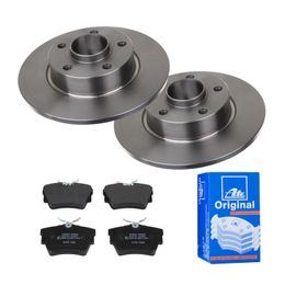 ATE Bremsensatz-Hinterachse IJF141E807 Bremsensatz, Scheibenbremse hinten rechts links voll 280mm f&uuml;r RENAULT FIAT VAUXHALL OPEL NISSAN 43206-00QAD 44