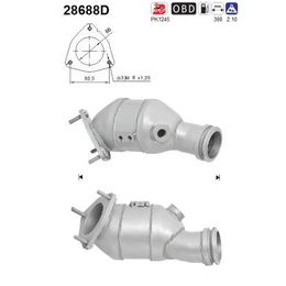 AS Katalysator 28688D f&uuml;r PEUGEOT FIAT CITRO&Euml;N 1357398080 1359306080 1706Z6