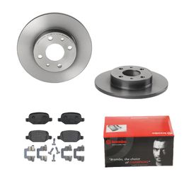 Brembo Bremsensatz-Hinterachse COATED DISC LINE / STANDARD IJDTIDITD6 Bremsensatz, Scheibenbremse vorne rechts links voll 240mm f&uuml;r ZASTAVA ALFA ROMEO