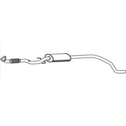 VEGAZ Vorschalld&auml;mpfer os412 f&uuml;r Opel