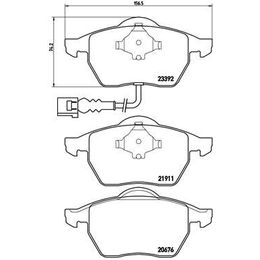Brembo Bremsensatz-Vorn und hinten SG00000F4O Bremsensatz, Scheibenbremse vorne rechts links Gelocht 230mm f&uuml;r SKODA VW SEAT PEUGEOT (FAW) (SVW) RELY