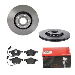 Brembo Bremsensatz, Scheibenbremse 1420-53617 vorne rechts links innenbel&uuml;ftet 312mm f&uuml;r SKODA VW SEAT (SVW) AUDI (FAW) 4D0698151J 4B0698151E 3B061530