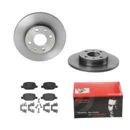 Brembo Bremsensatz, Scheibenbremse 1420-55057 hinten rechts links voll 240mm f&uuml;r ZASTAVA ALFA ROMEO LADA FIAT CITRO&Euml;N LANCIA FORD ABARTH 7566931 60805