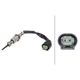 Hella Sensor, Abgastemperatur 6pt358181261 f&uuml;r BMW